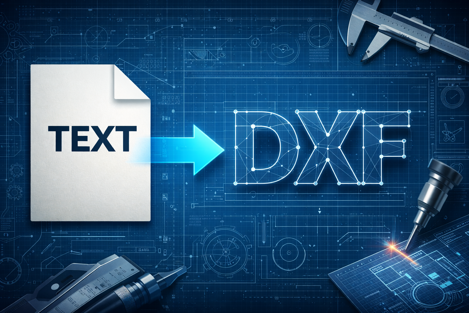 Text to DXF: Convert Text into CAD-Ready DXF Files Easily